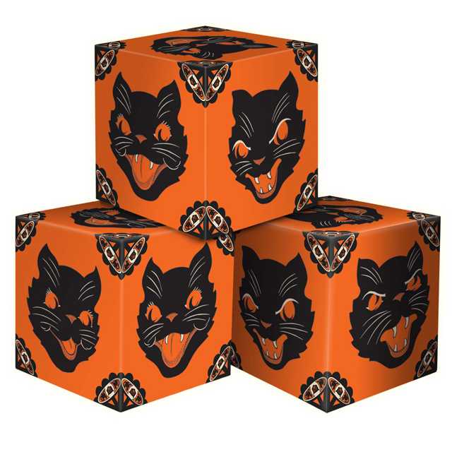 Cat Head Favor Boxes (3/pkg)